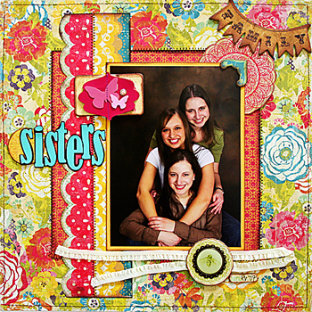 Monthly Scrapbooking Layout Kit Club at The ScrapRoom - www.scrap-room.com