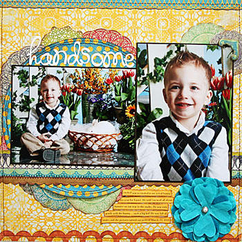 Monthly Scrapbooking Layout Kit Club at The ScrapRoom - www.scrap-room.com