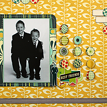 Monthly Scrapbooking Layout Kit Club at The ScrapRoom - www.scrap-room.com