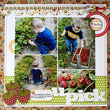 Monthly Scrapbooking Layout Kit Club at The ScrapRoom - www.scrap-room.com