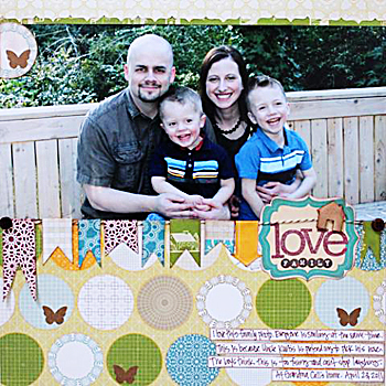 Monthly Scrapbooking Layout Kit Club at The ScrapRoom - www.scrap-room.com