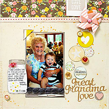 Monthly Scrapbooking Layout Kit Club at The ScrapRoom - www.scrap-room.com