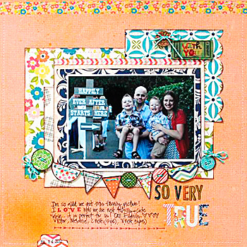 Monthly Scrapbooking Layout Kit Club at The ScrapRoom - www.scrap-room.com