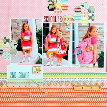 Monthly Scrapbooking Layout Kit Club at The ScrapRoom - www.scrap-room.com