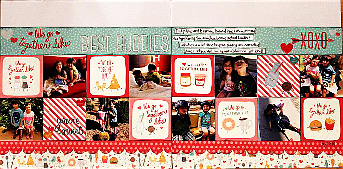 Monthly Scrapbooking Layout Kit Club at The ScrapRoom - www.scrap-room.com