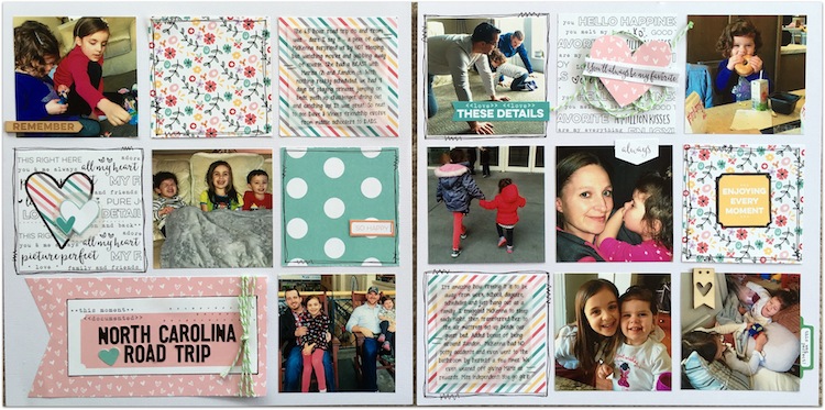Monthly Scrapbooking Layout Kit Club at The ScrapRoom - www.scrap-room.com