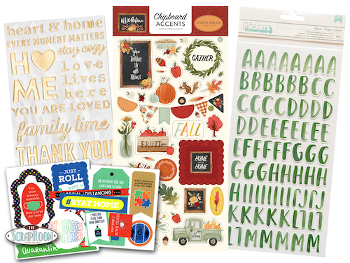 Monthly Scrapbooking Layout Kit Club at The ScrapRoom - www.scrap-room.com