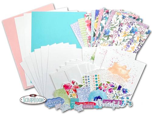 Monthly Scrapbooking Layout Kit Club at The ScrapRoom - www.scrap-room.com