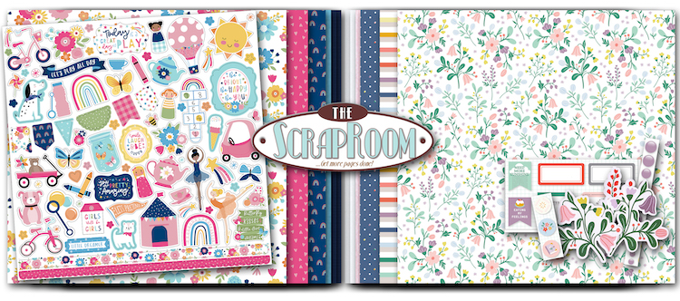 Monthly Scrapbooking Layout Kit Club at The ScrapRoom - www.scrap-room.com