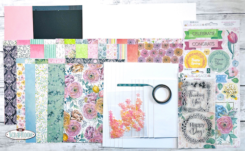 Monthly Scrapbooking Layout Kit Club at The ScrapRoom - www.scrap-room.com
