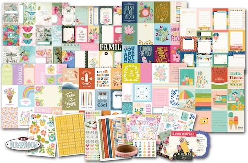 Monthly Scrapbooking Layout Kit Club at The ScrapRoom - www.scrap-room.com
